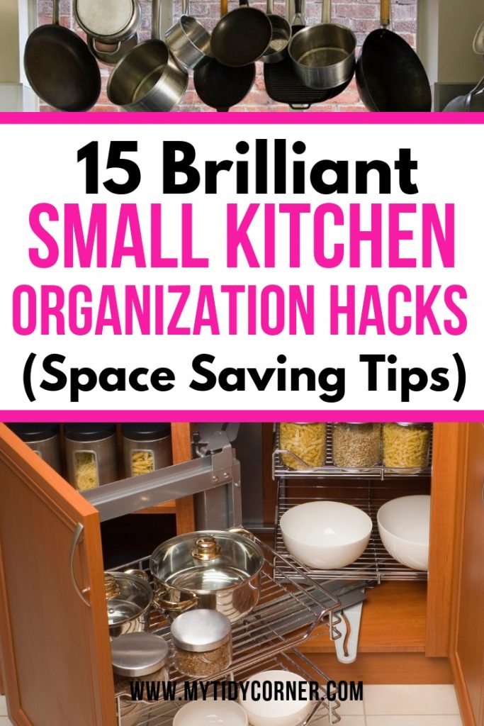 15 Easy Small Kitchen Organization Ideas to Save You Space