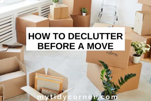 How to Declutter Before a Move + Decluttering Checklist for Moving