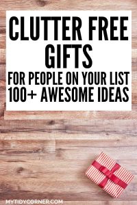 100+ Clutter Free Gift Ideas for Everyone on Your Christmas List