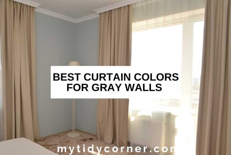 15 Best Curtain Colors for Gray Walls