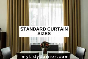 Standard Curtain Sizes + How to Measure for Curtains Guide