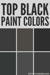 Top 12 Black Paint Colors for Interiors and Exteriors